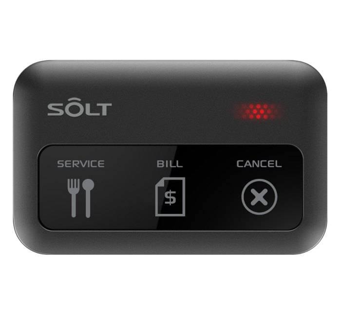 SB9 Wireless call button – SOLT - Call button for waiter and staff