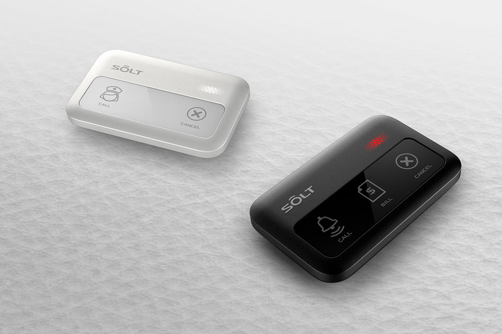 SB9 Wireless call button – SOLT - Call button for waiter and staff