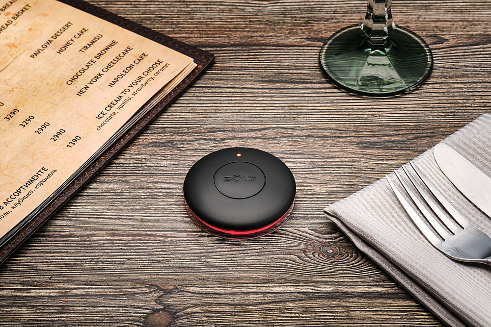 SB7 Wireless call button – SOLT - Call button for waiter and staff